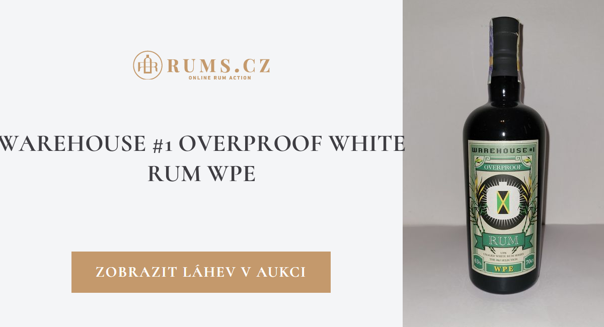 Warehouse #1 Overproof White Rum WPE | Rums.cz